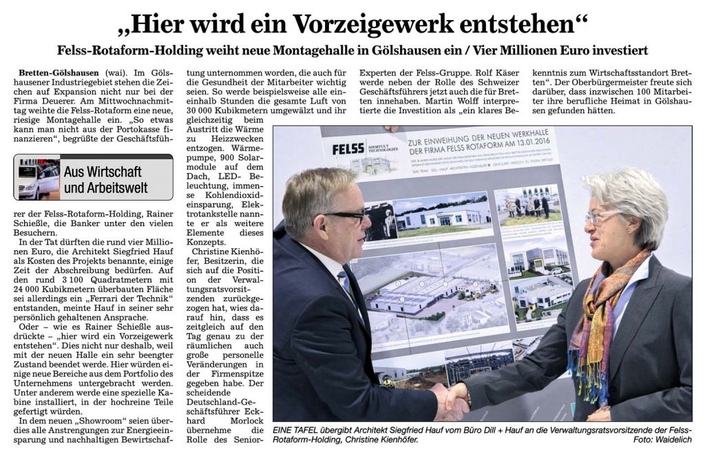 FELSS-ROTAFORM IN DER PRESSE › dill-hauf.de